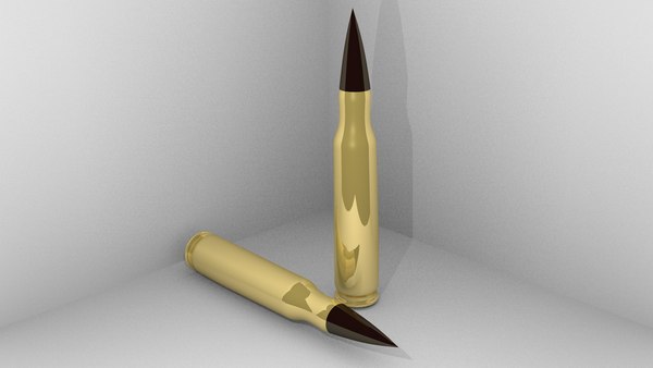 3D Blender Bullet for gun