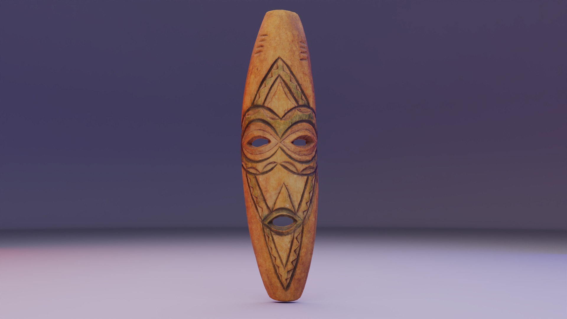 African Mask 06 low poly 3D model 3D model - TurboSquid 1761088