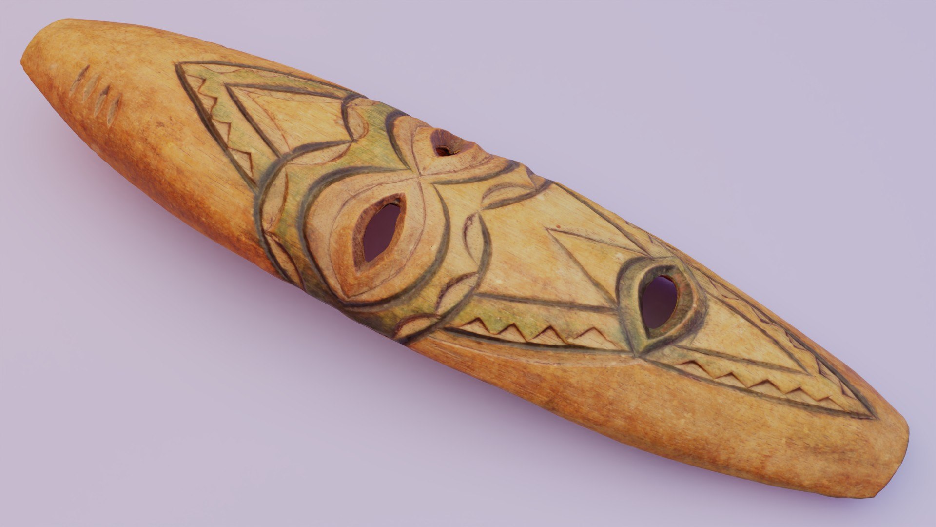 African Mask 06 low poly 3D model 3D model - TurboSquid 1761088