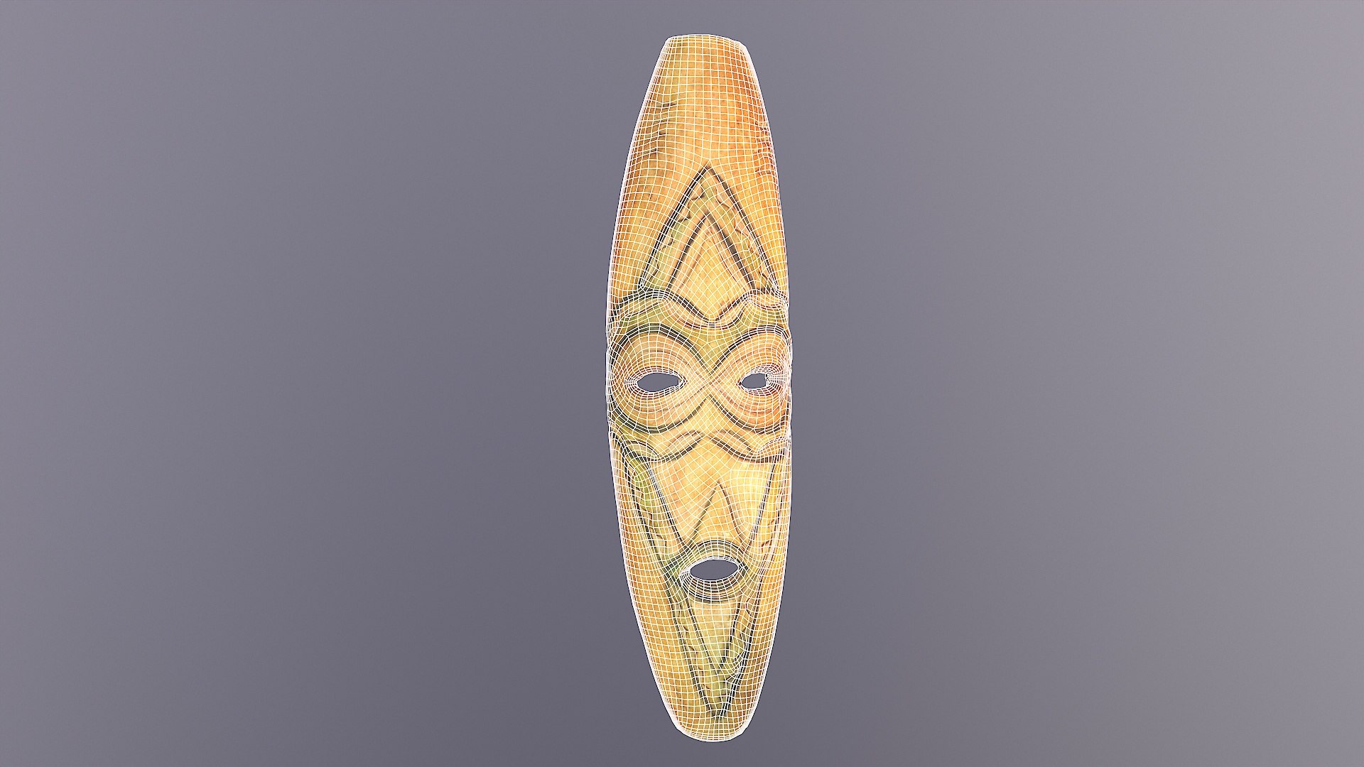African Mask 06 low poly 3D model 3D model - TurboSquid 1761088