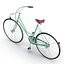 3d Model Of City Bike Green