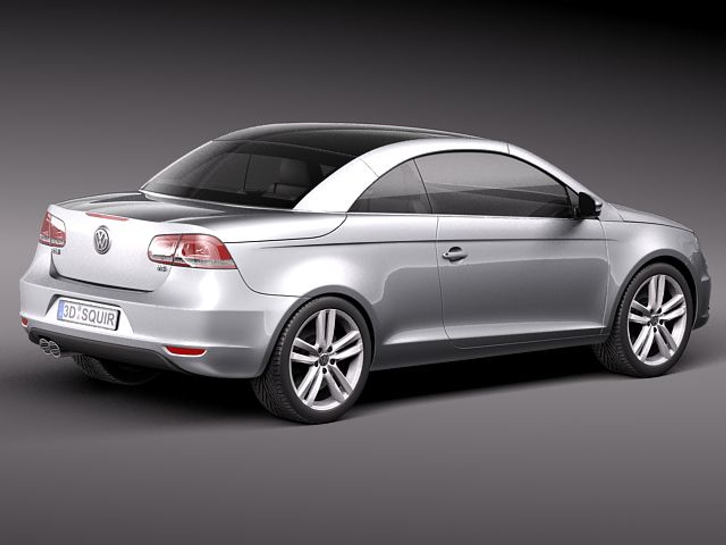 Volkswagen Eos 2011 3d Max