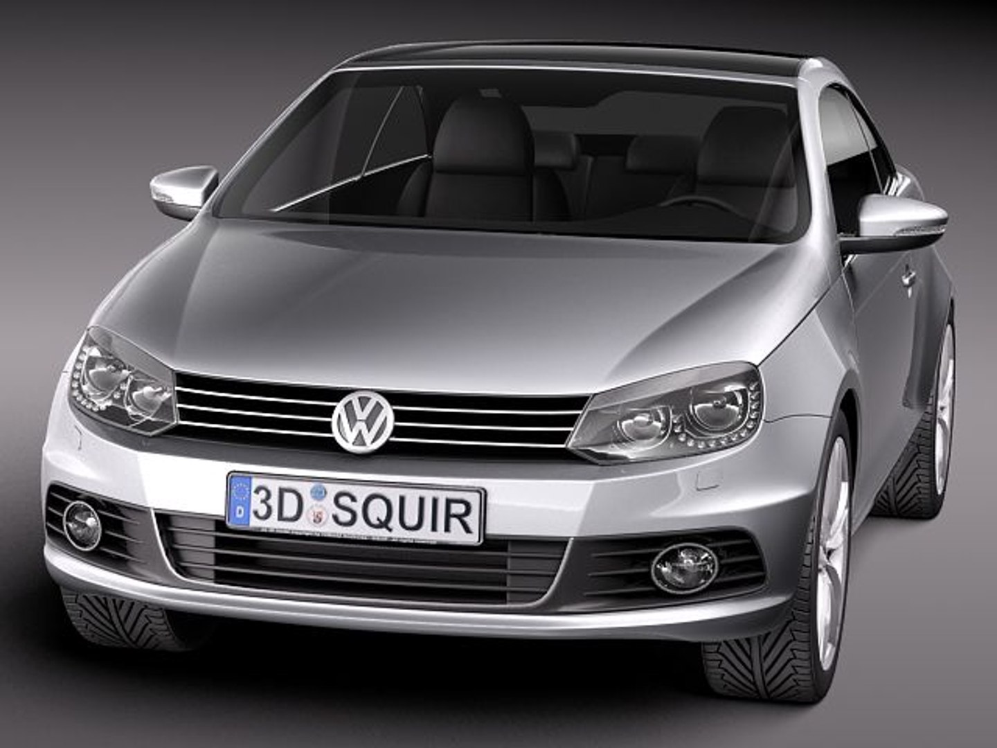 Volkswagen Eos 2011 3d Max