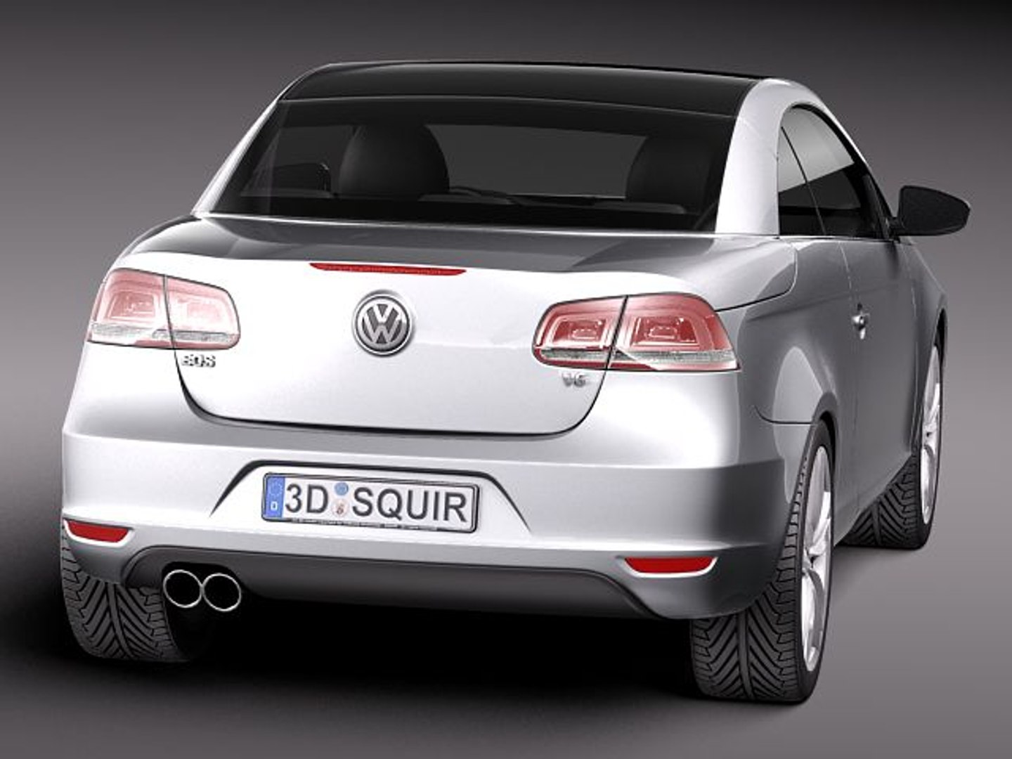 Volkswagen Eos 2011 3d Max