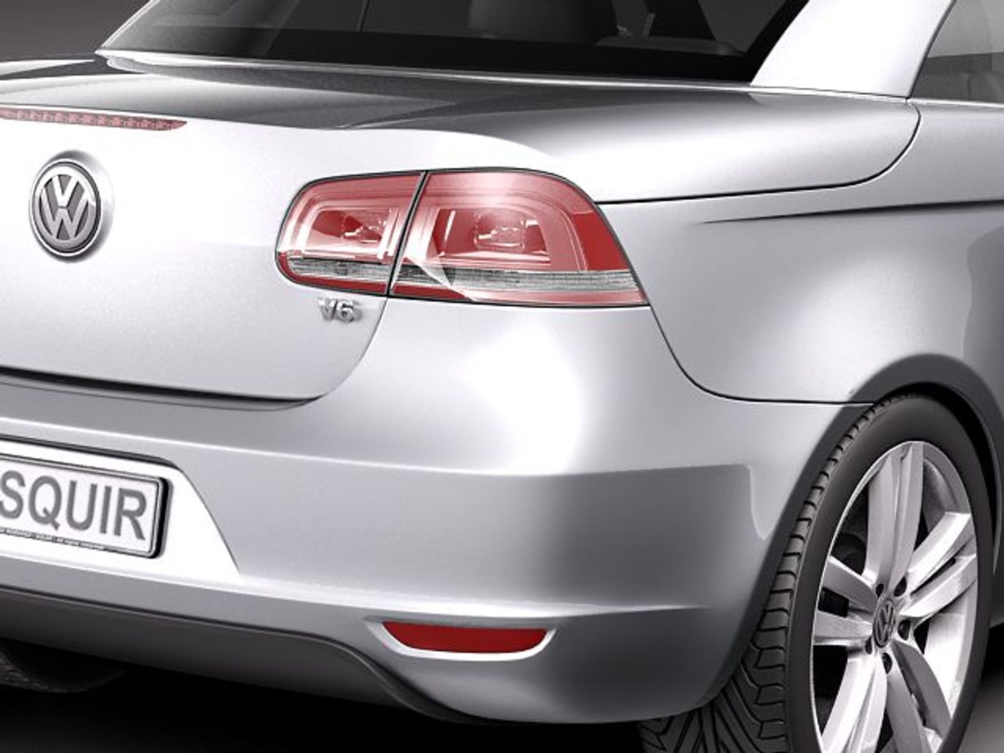 Volkswagen Eos 2011 3d Max