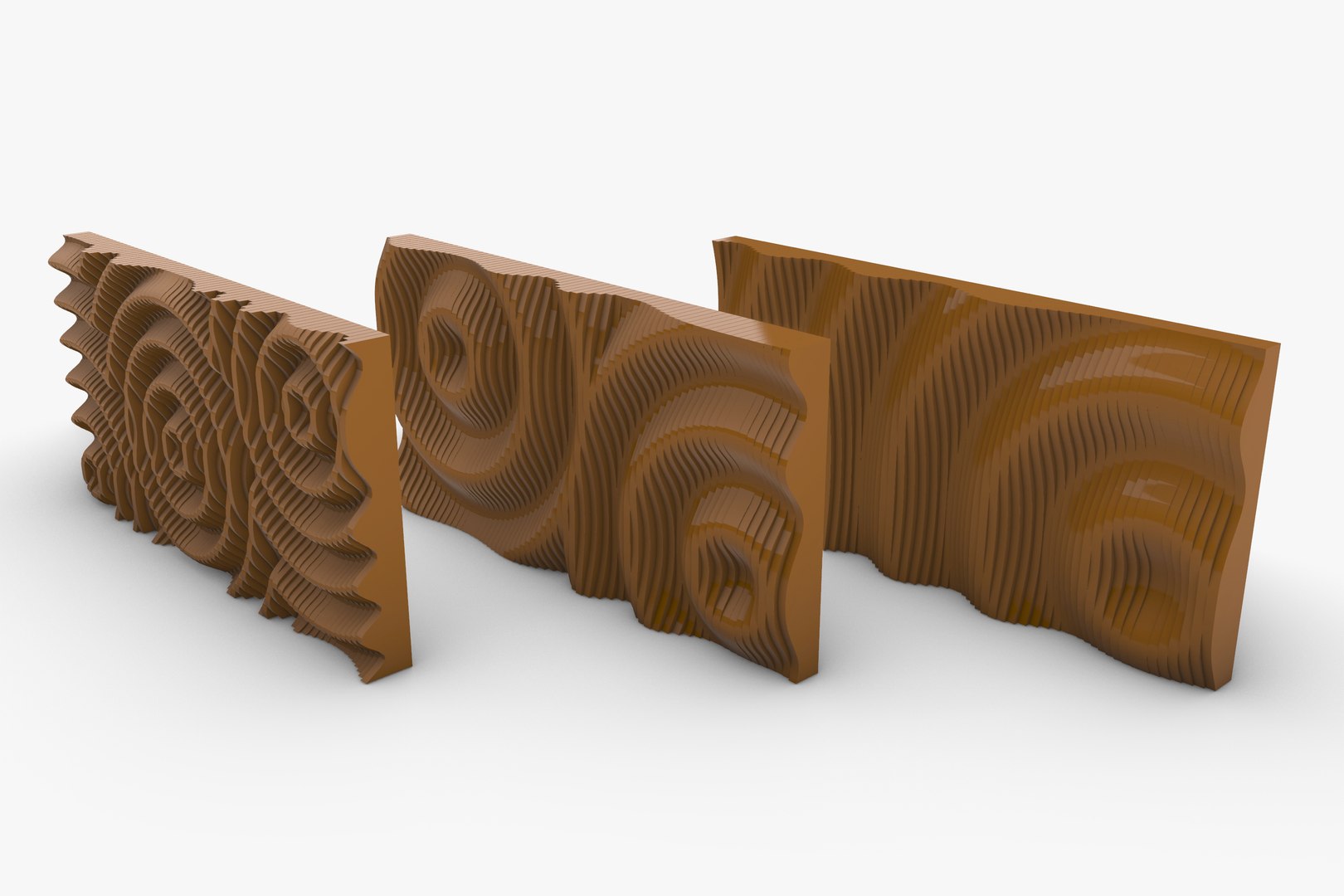 3D Water Ripples Wooden Wall Panels - TurboSquid 1968193
