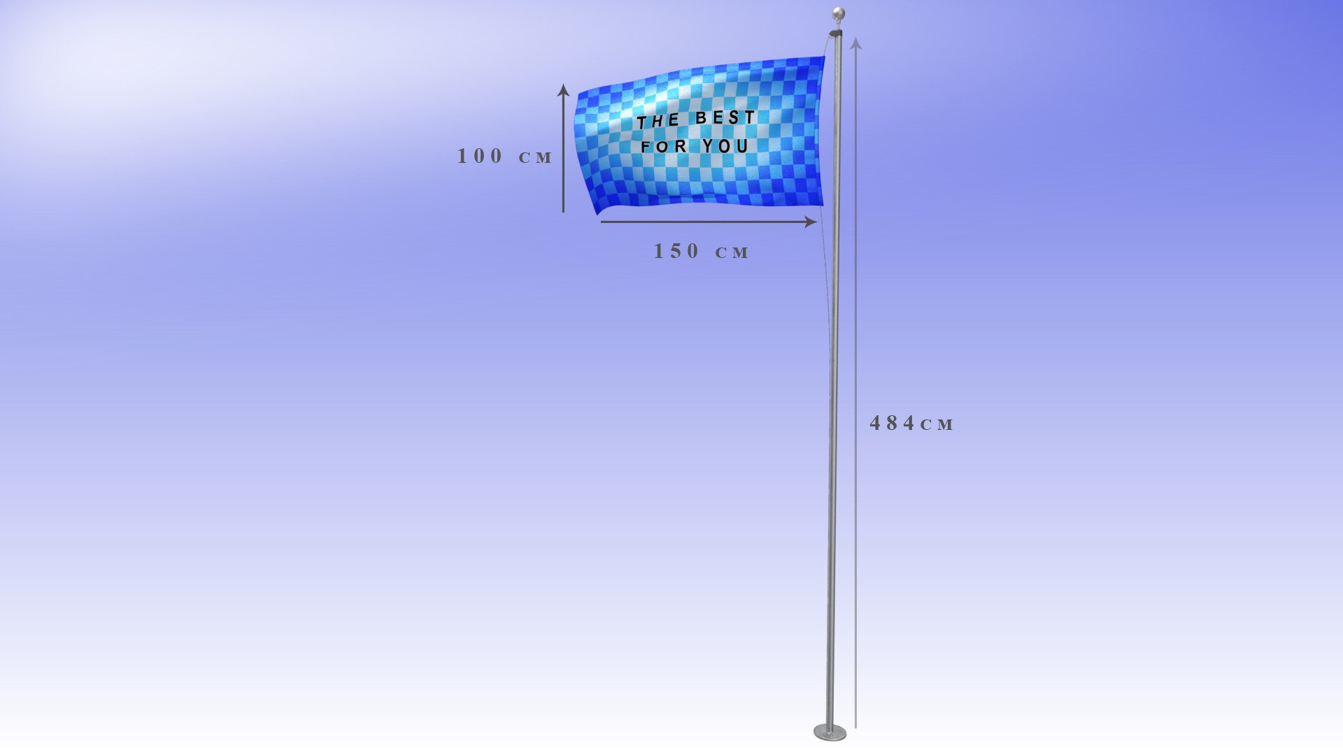 Flag Pole Loop 3D Model - TurboSquid 1683027