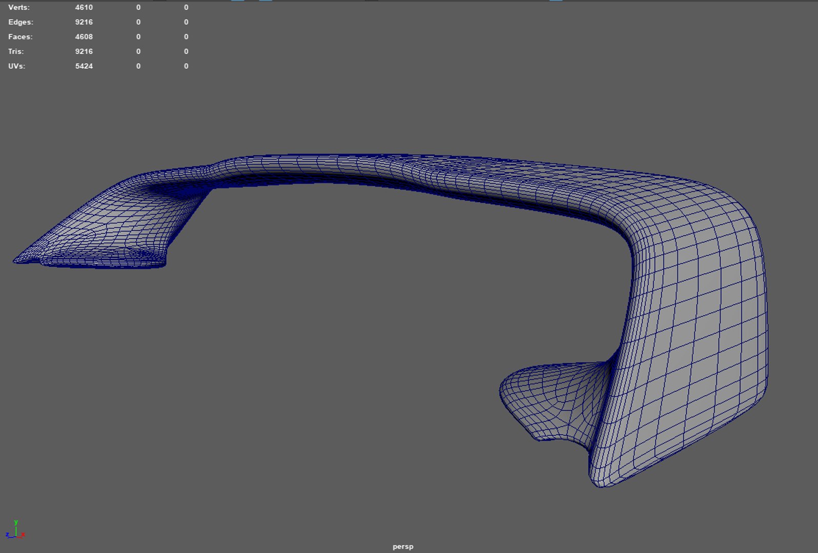 Car Spoiler 07 3D Model - TurboSquid 1896976