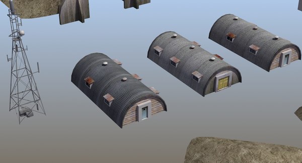 Military infrastructure set02 3D model - TurboSquid 1242795