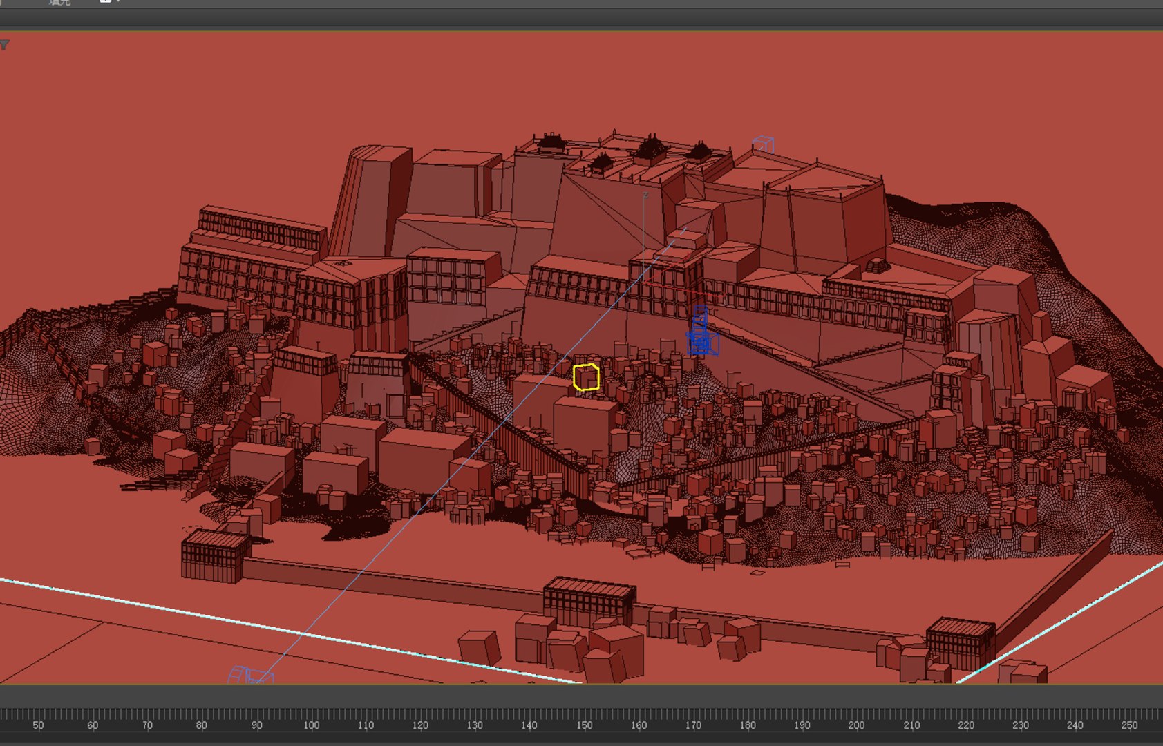 3D Model The Potala Palace Chinese Ancient Architecture Traditional ...