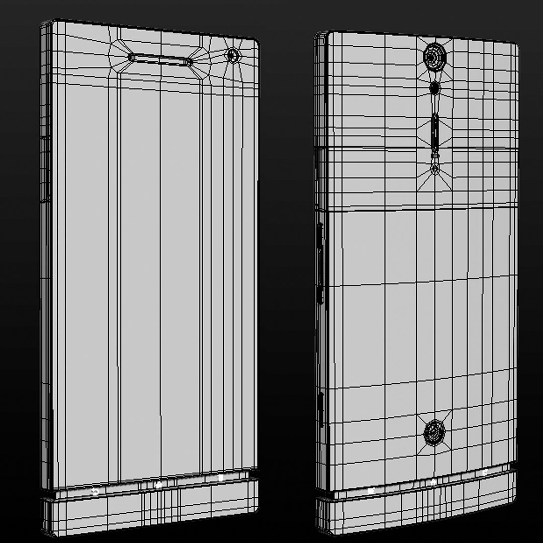 sony xperia sl smartphone 3d 3ds