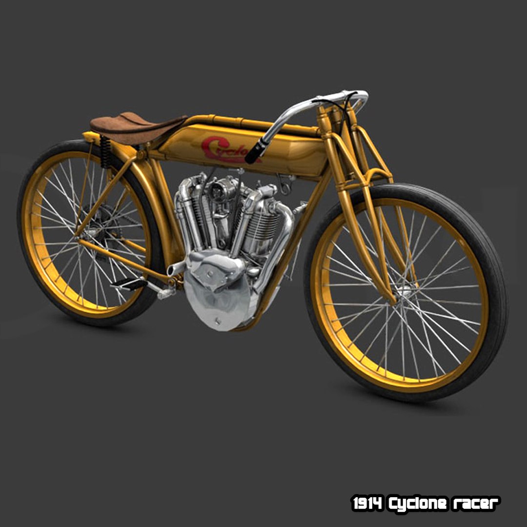 3D 1914 cyclone racer - TurboSquid 1190855