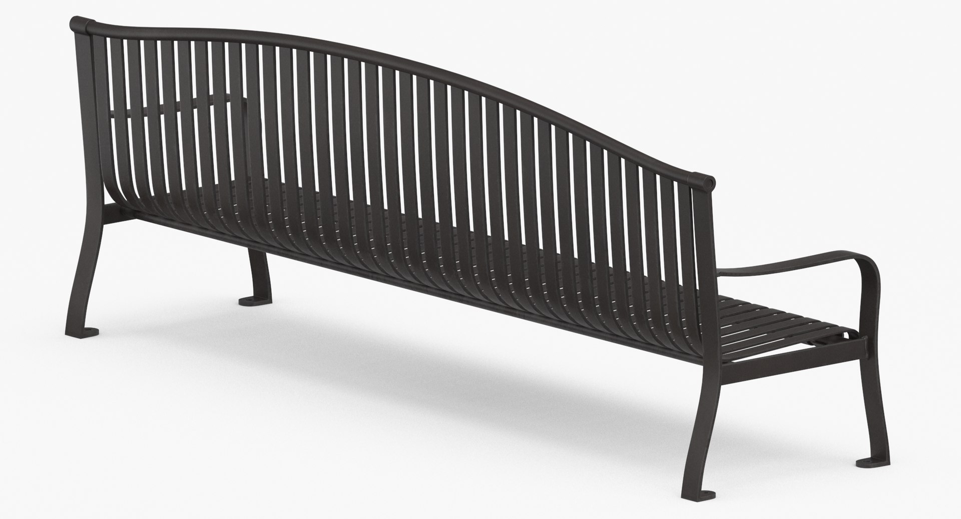 Iron Bench Clean And Dirty 3D Model - TurboSquid 1874957