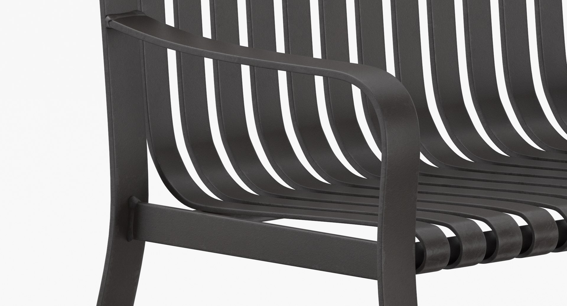 Iron Bench Clean And Dirty 3D Model - TurboSquid 1874957