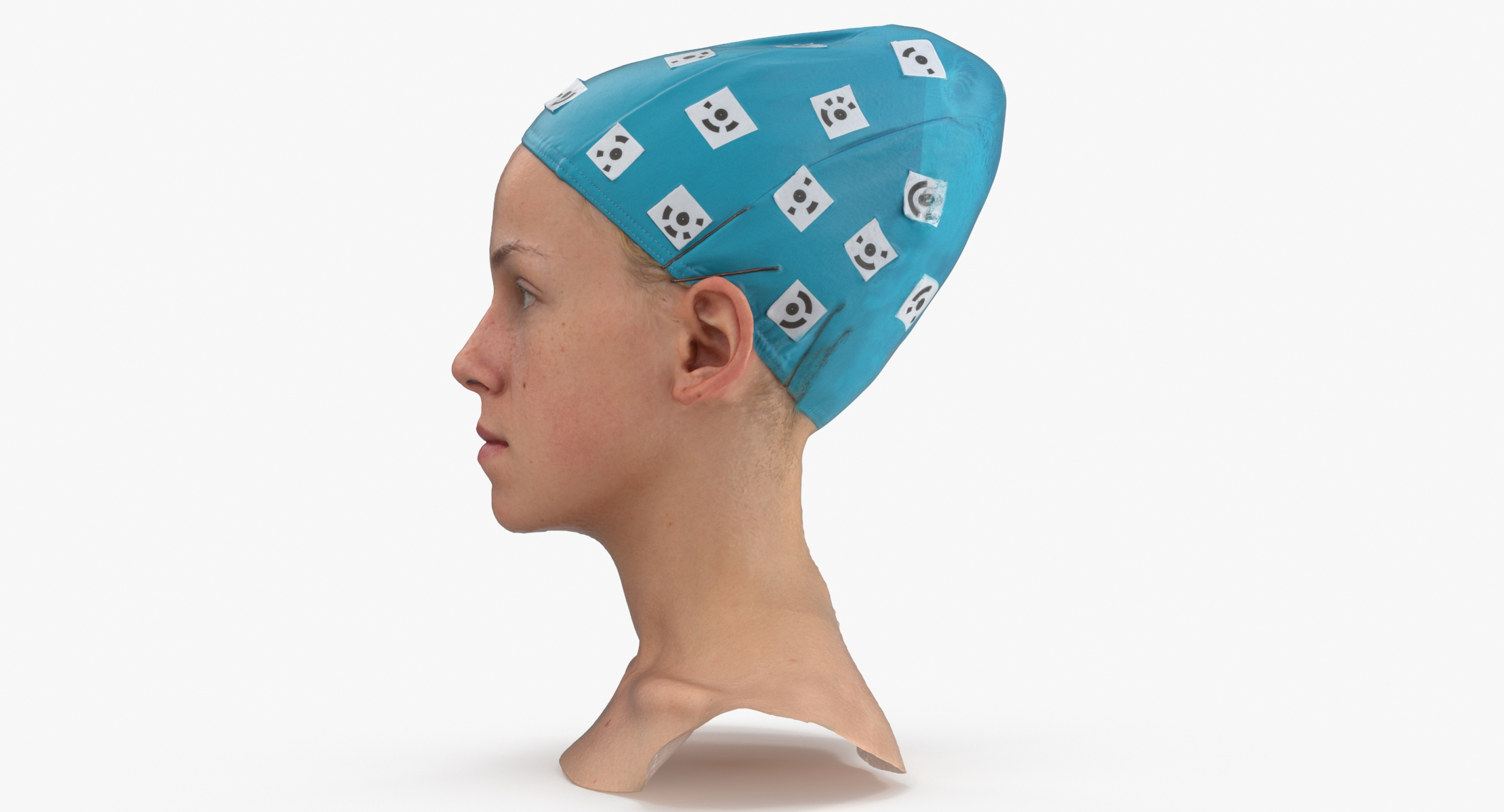 modelo 3d Rhea Human Head Jaw Thrust AU29 Escaneo limpio - TurboSquid ...