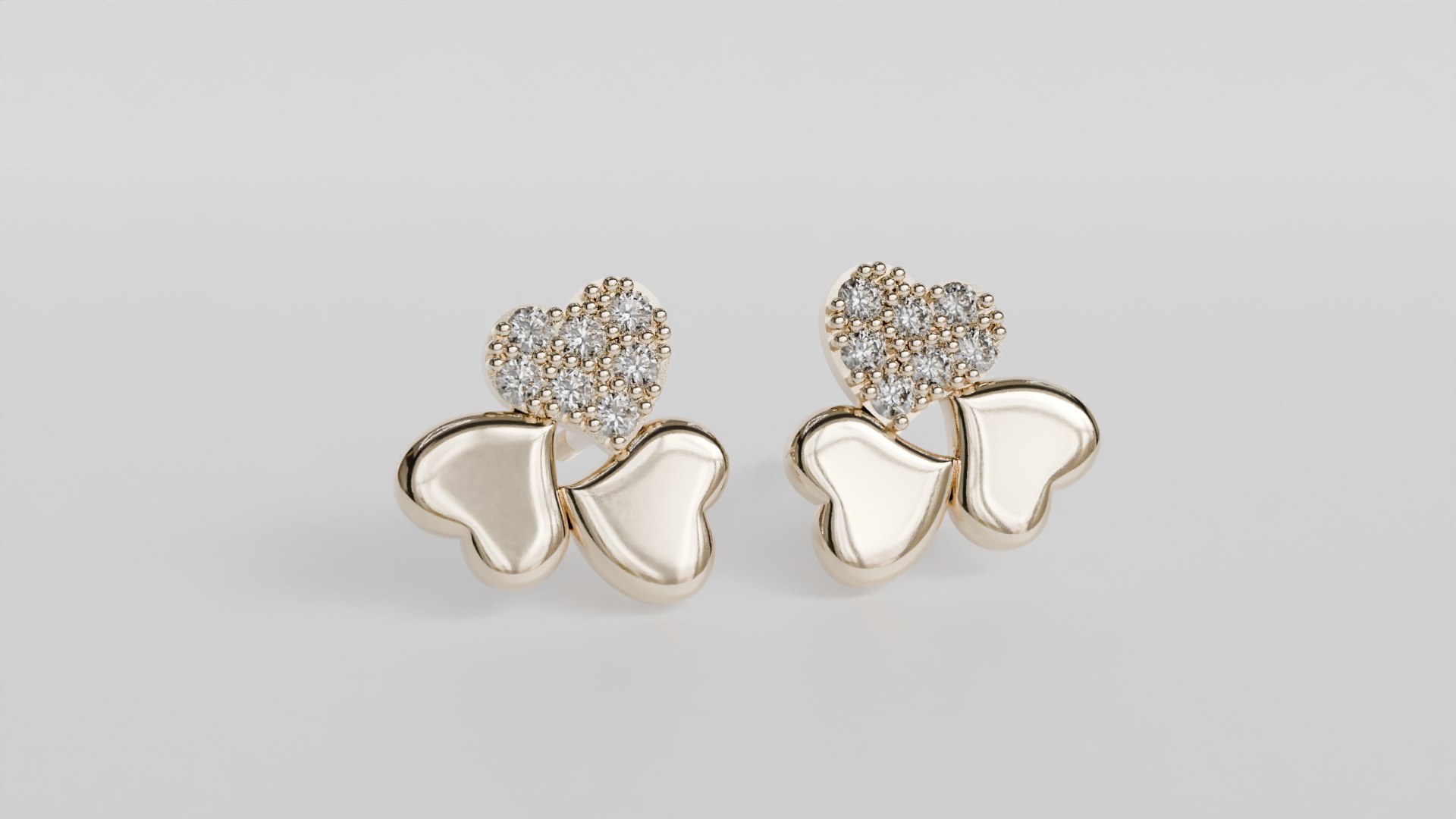 Hearts Clover 3D Model - TurboSquid 2339453