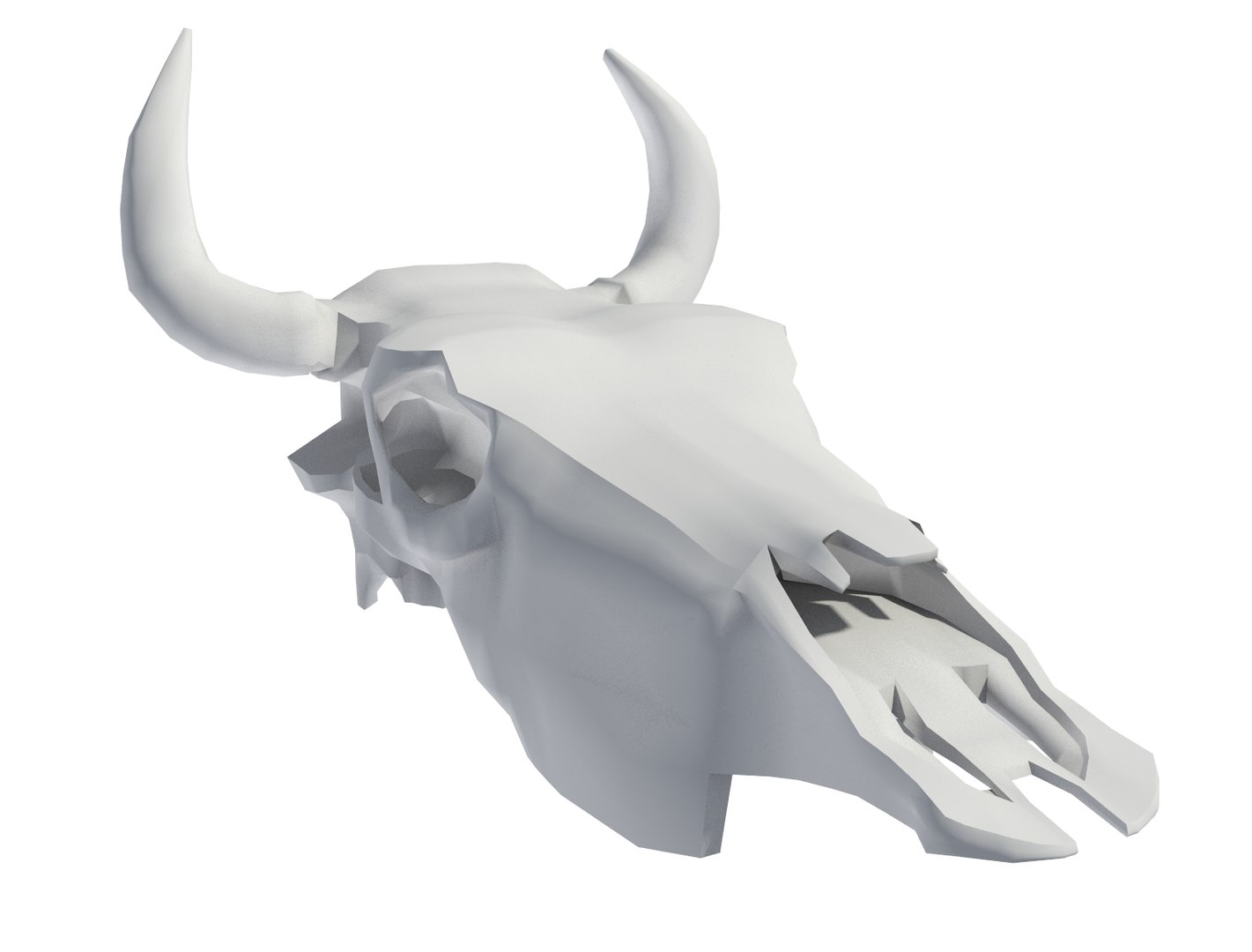 3d Max Bull Skull