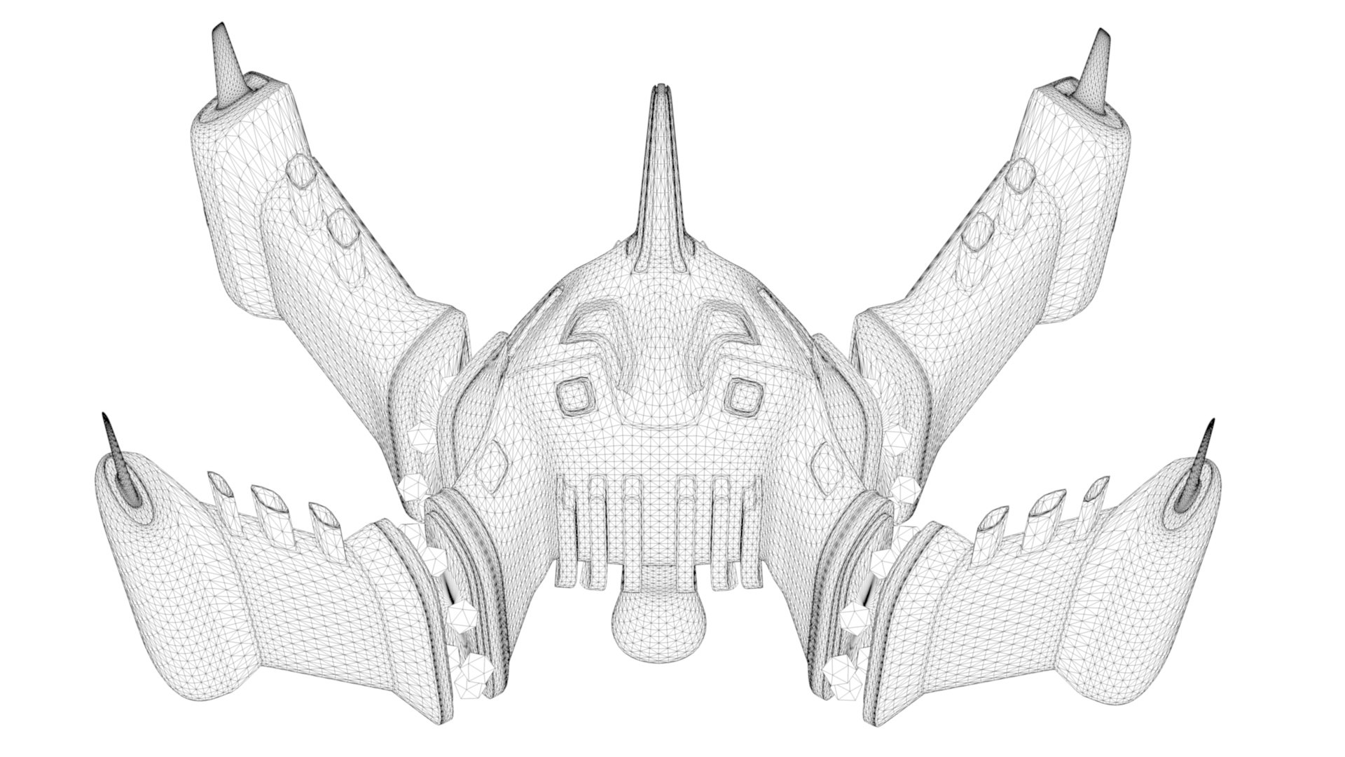 3D space ship x - TurboSquid 1672375