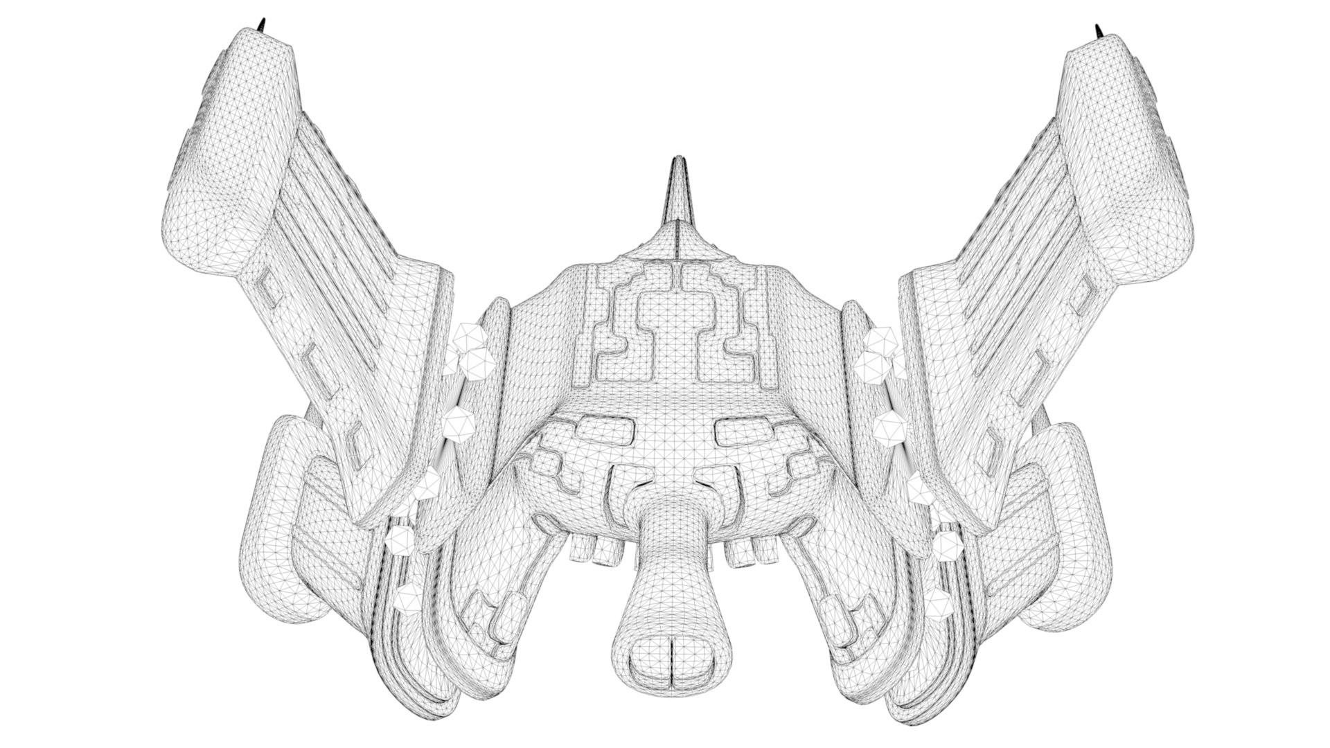 3D space ship x - TurboSquid 1672375