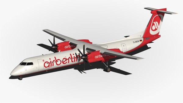 3d bombardier dash 8 q400 model