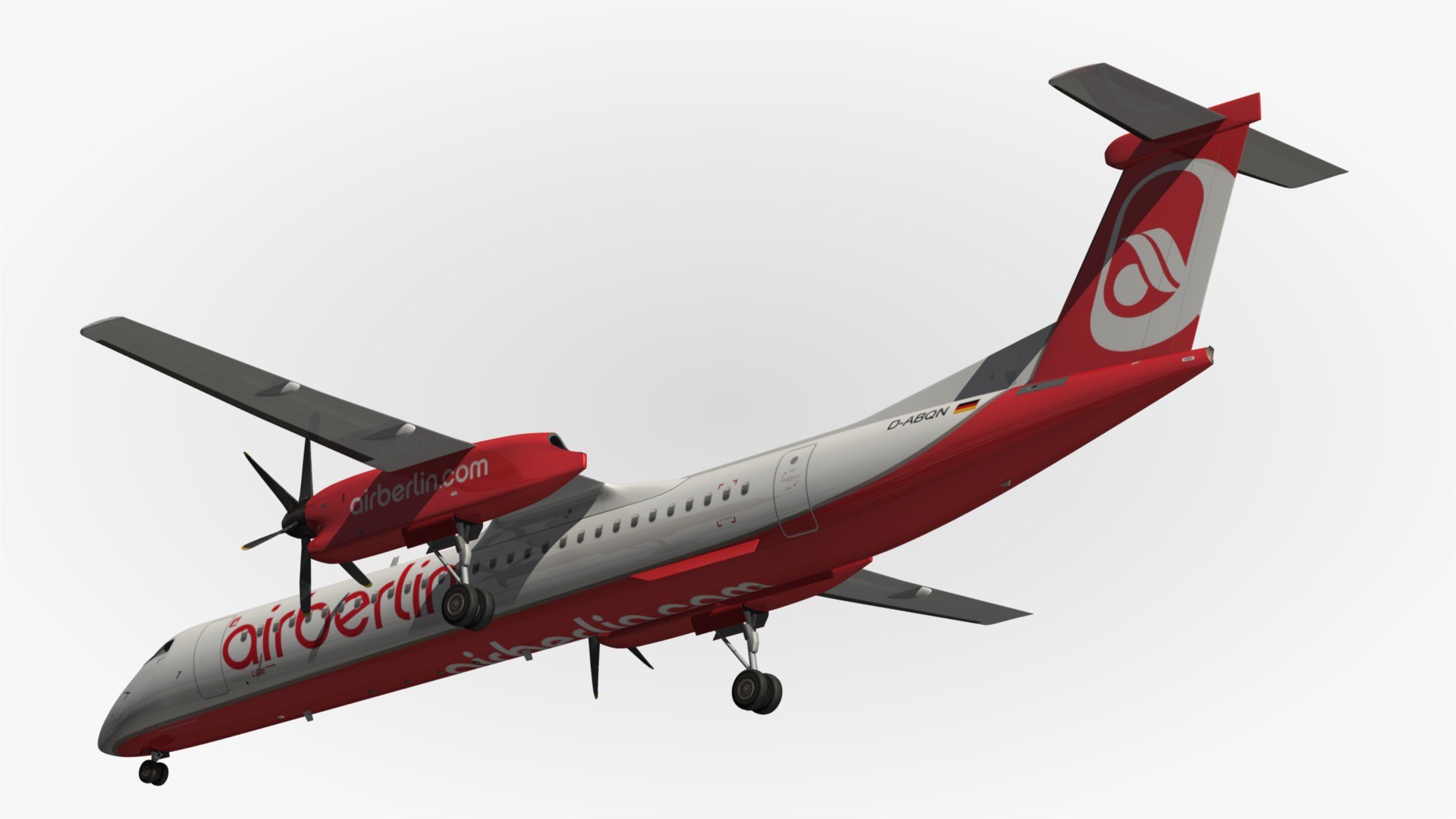 3d bombardier dash 8 q400 model