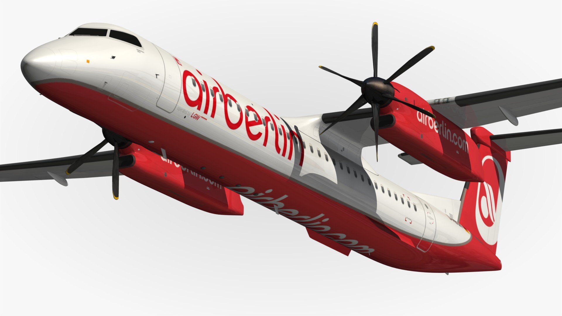 3d bombardier dash 8 q400 model
