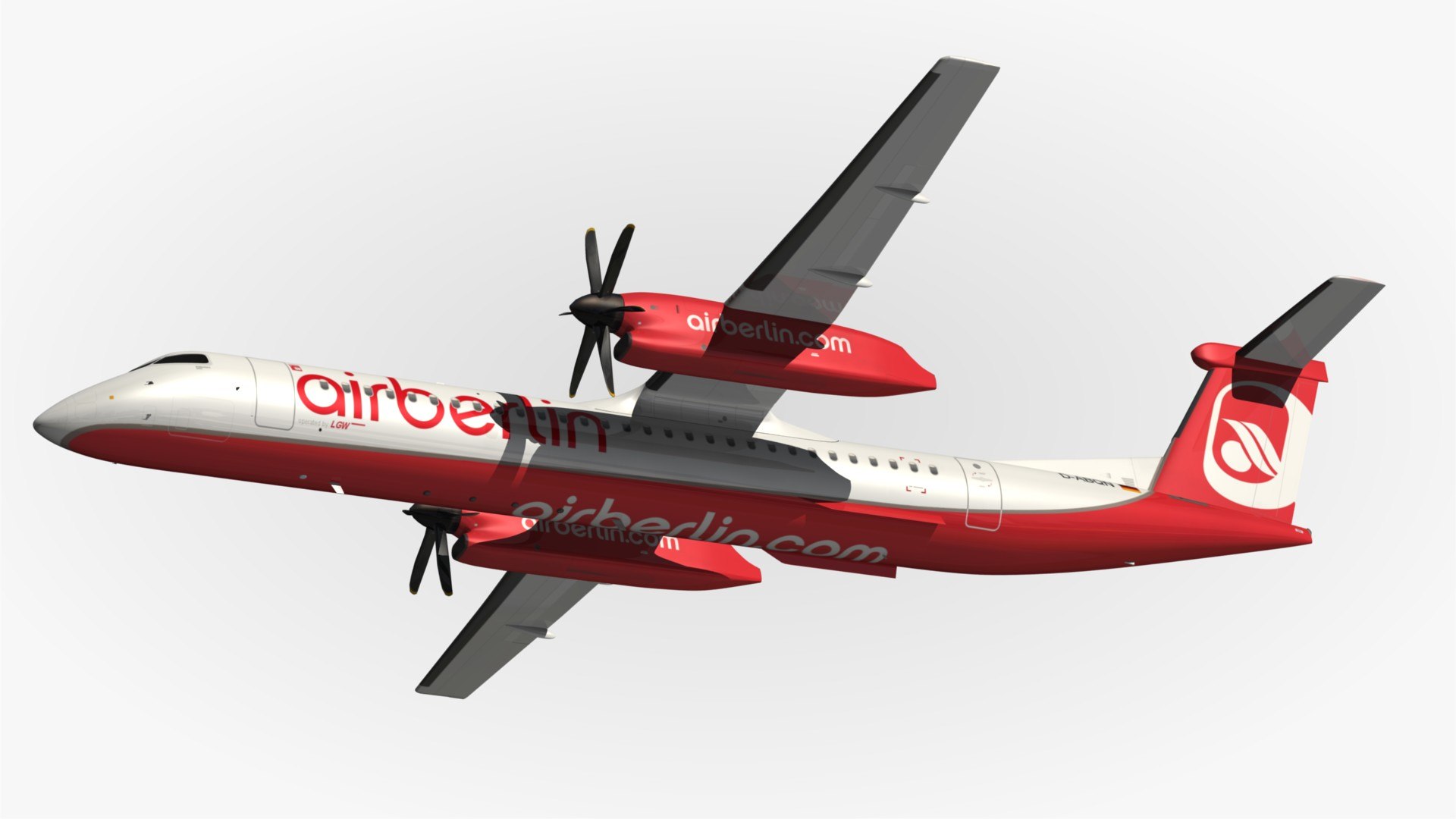 3d bombardier dash 8 q400 model