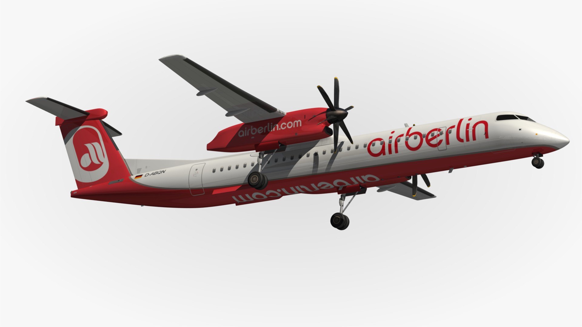 3d bombardier dash 8 q400 model
