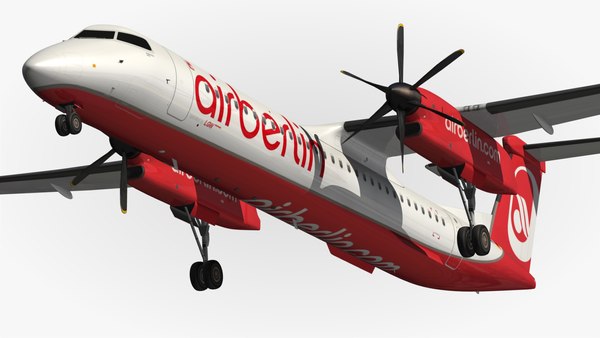 3d bombardier dash 8 q400 model