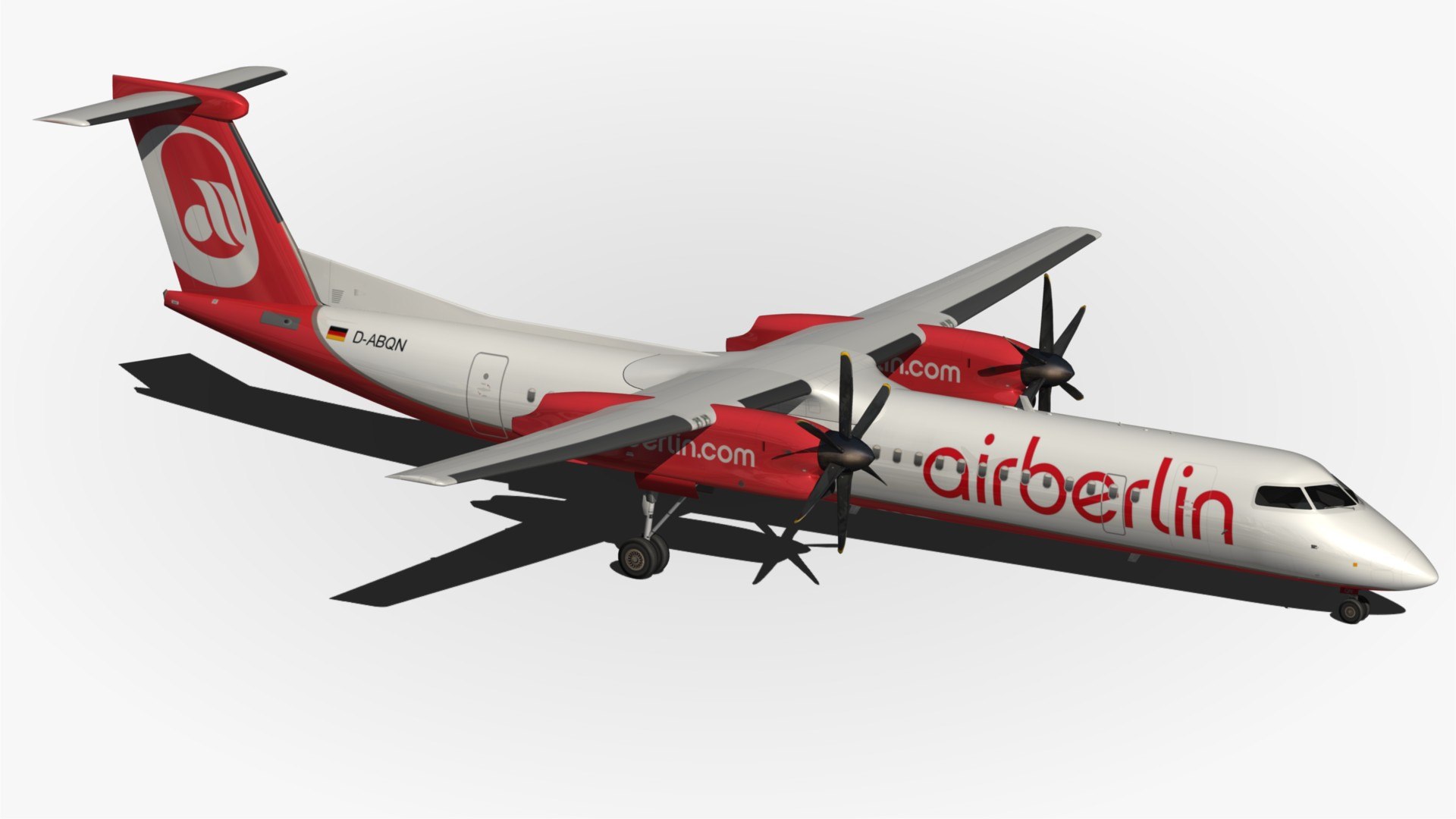 3d bombardier dash 8 q400 model
