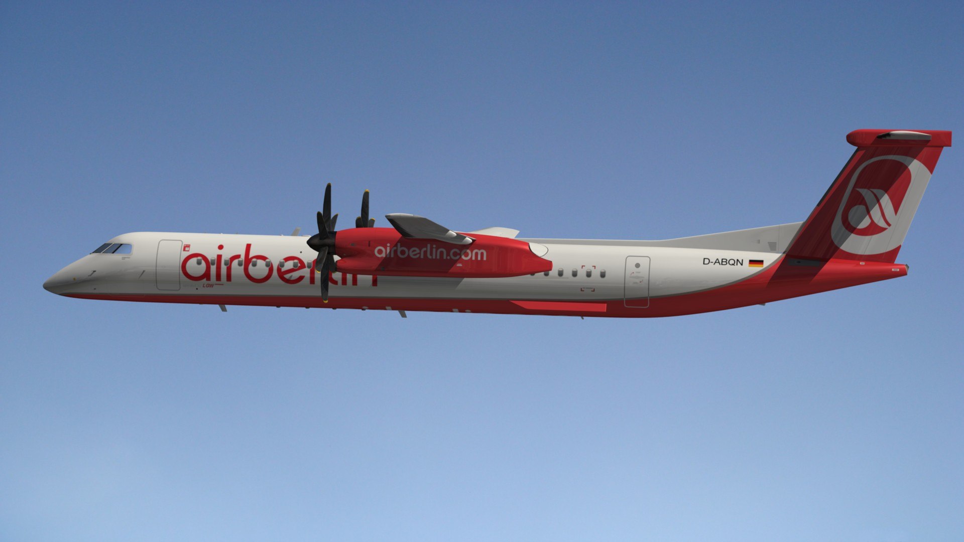 3d bombardier dash 8 q400 model
