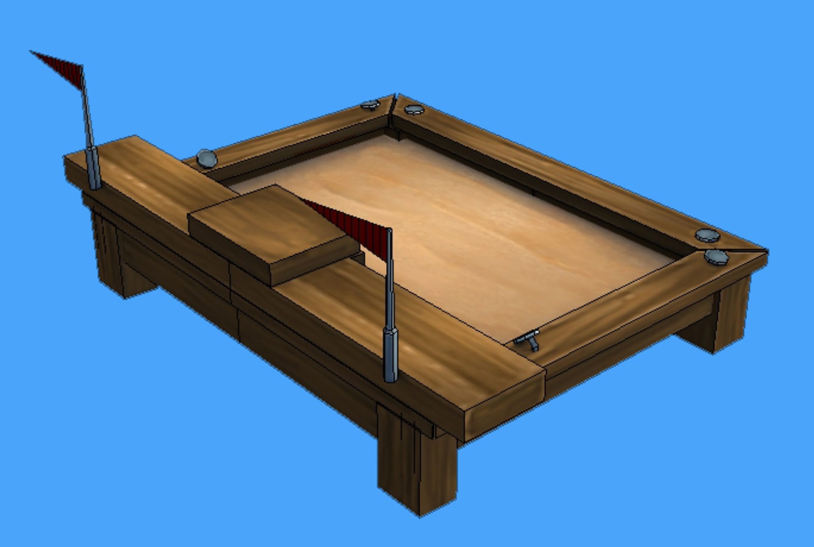 3d Sandbox Sand Pit
