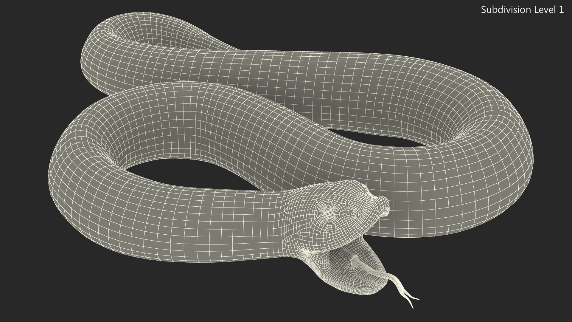 3D Red Hognose Snake Attack - TurboSquid 1476290