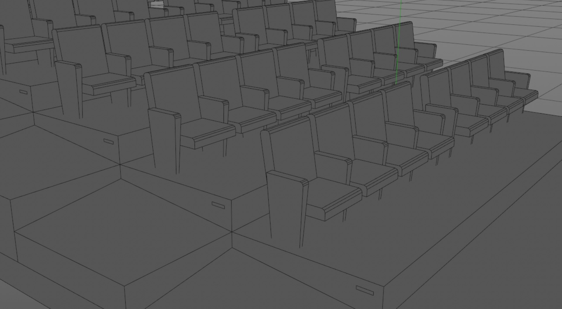 3D Low-poly Cinema Hall Movie Theater Model Model - TurboSquid 1744284