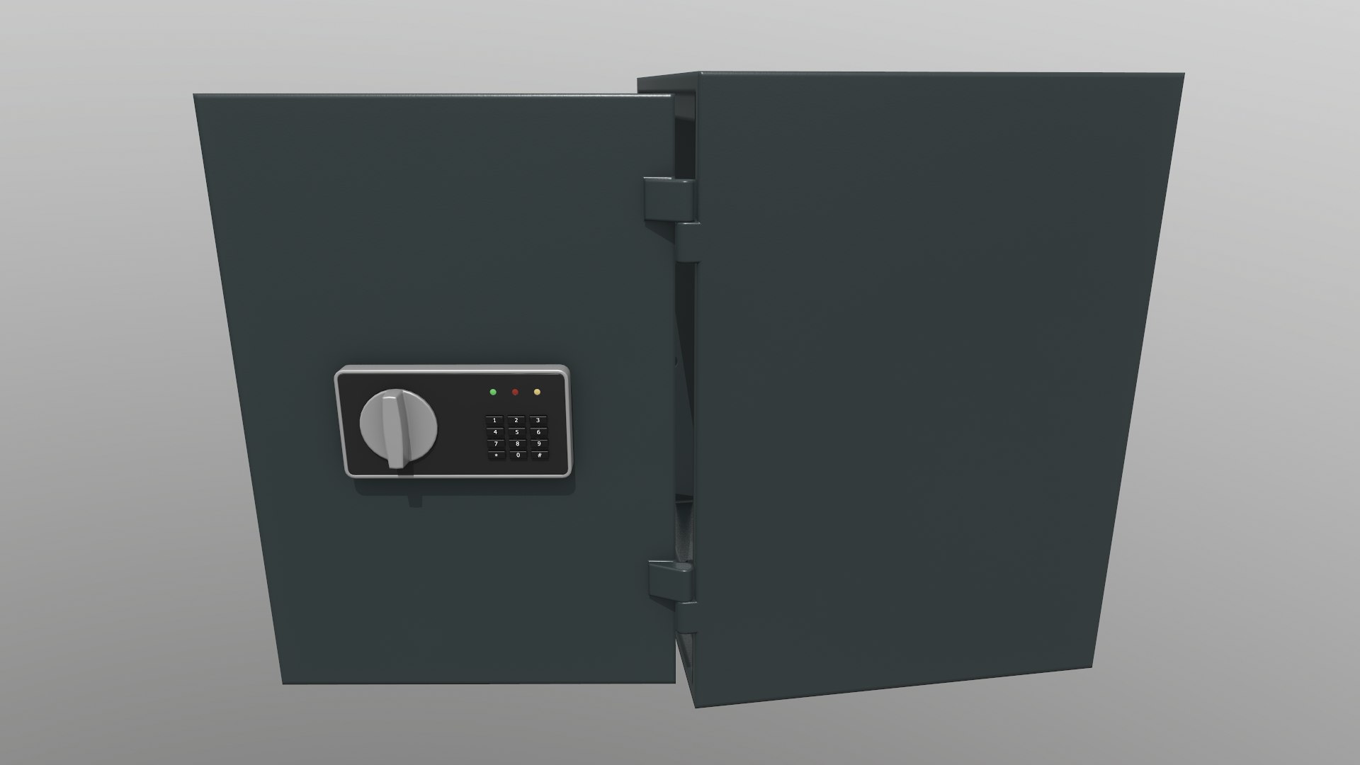 Low-poly safe 3D model - TurboSquid 1557990
