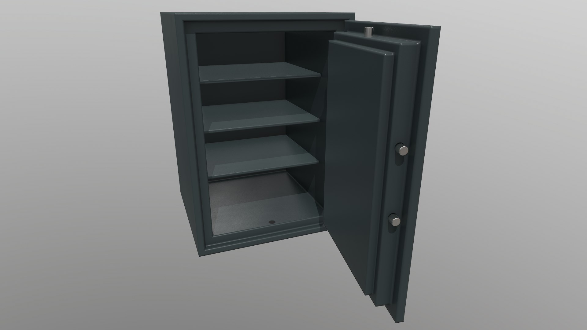 Low-poly safe 3D model - TurboSquid 1557990