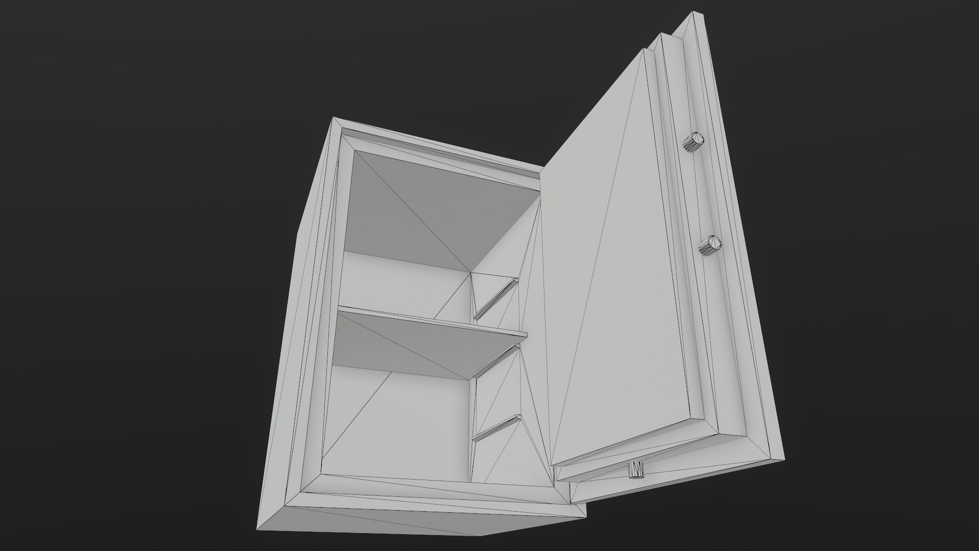 Low-poly safe 3D model - TurboSquid 1557990