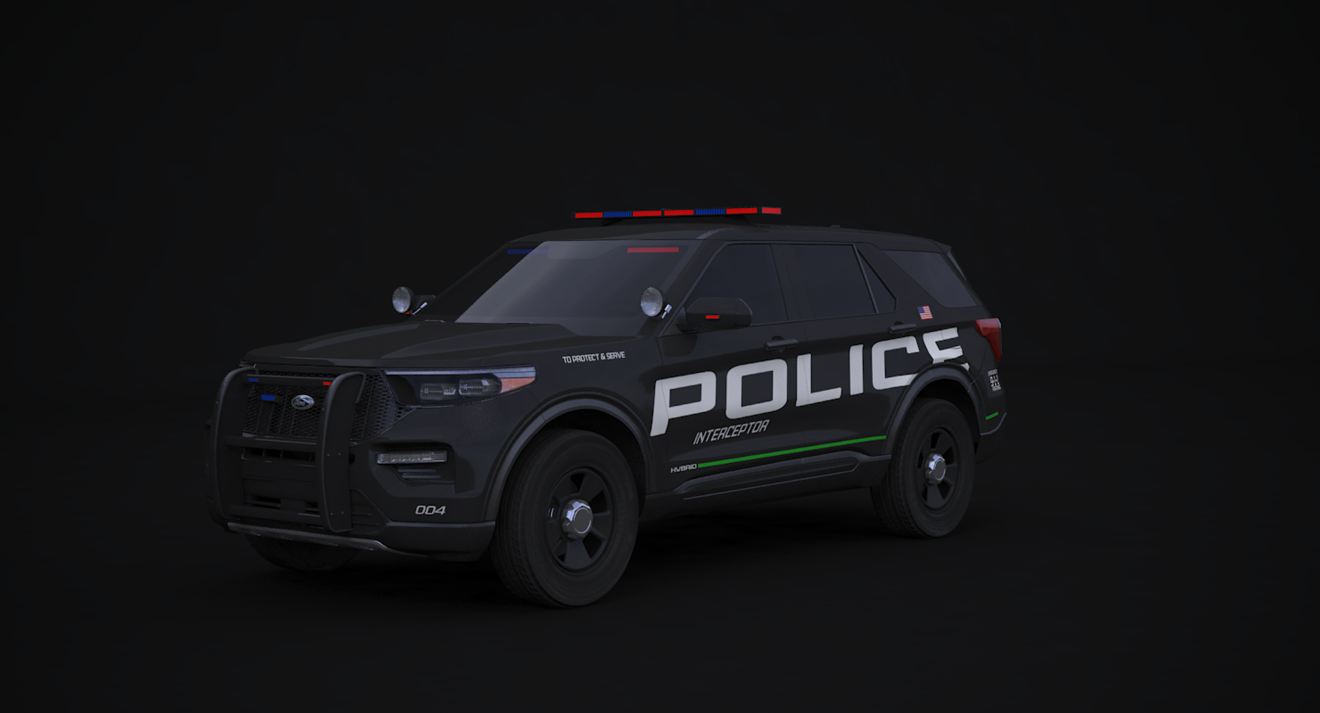 3D explorer 2020 police interceptor - TurboSquid 1422850