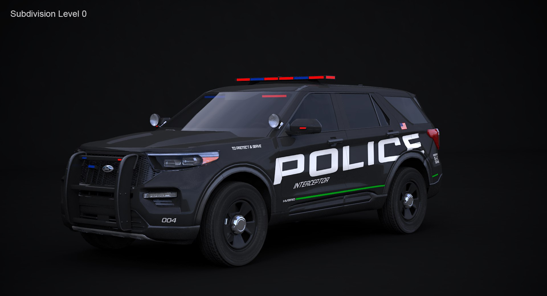 3D Explorer 2020 Police Interceptor - TurboSquid 1422850