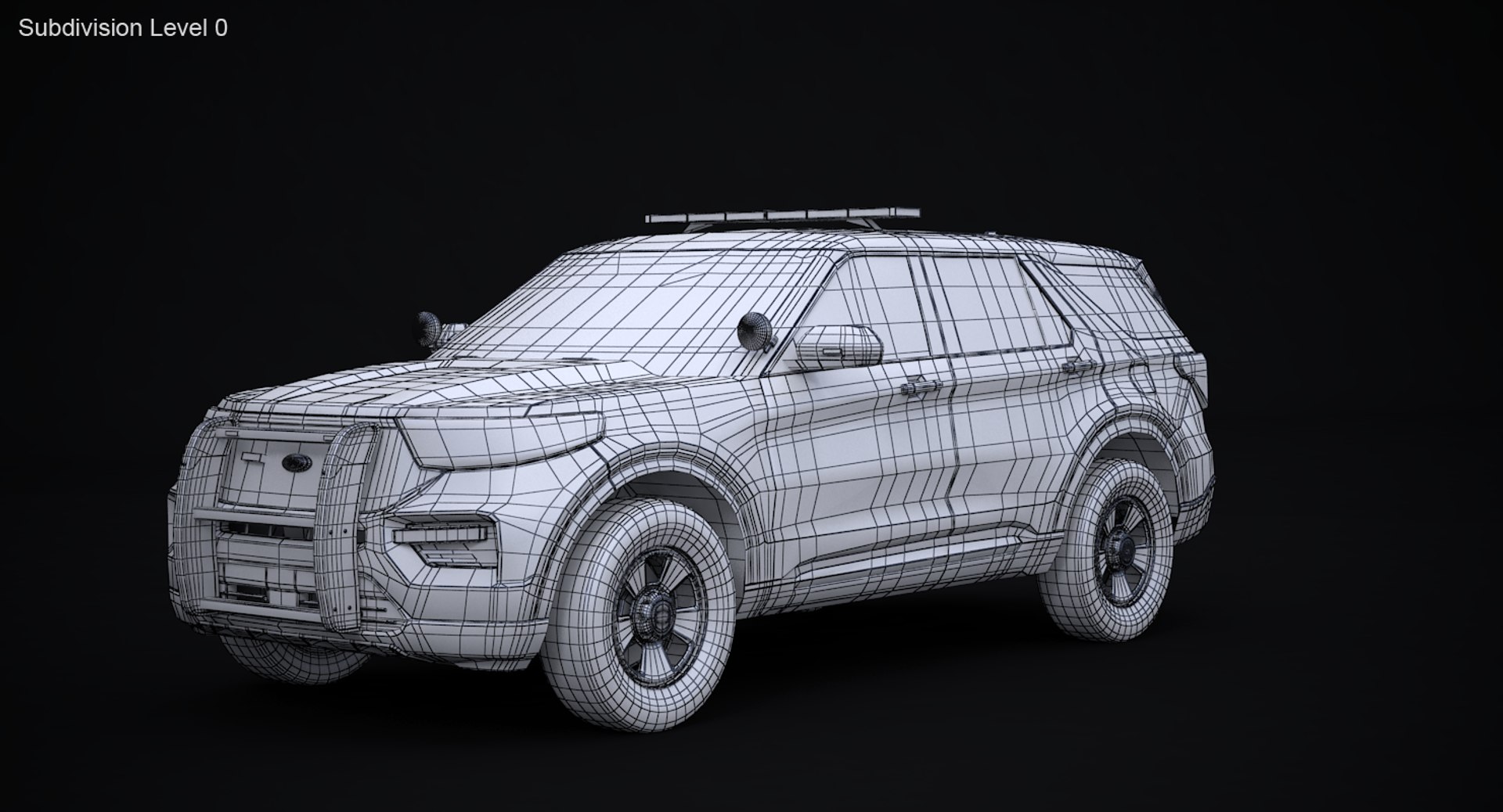 3D Explorer 2020 Police Interceptor - TurboSquid 1422850