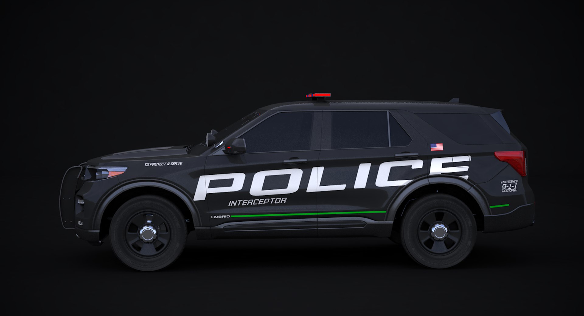 3D Explorer 2020 Police Interceptor - TurboSquid 1422850