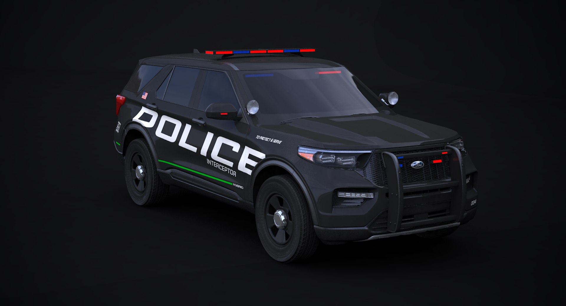 3D Explorer 2020 Police Interceptor - TurboSquid 1422850