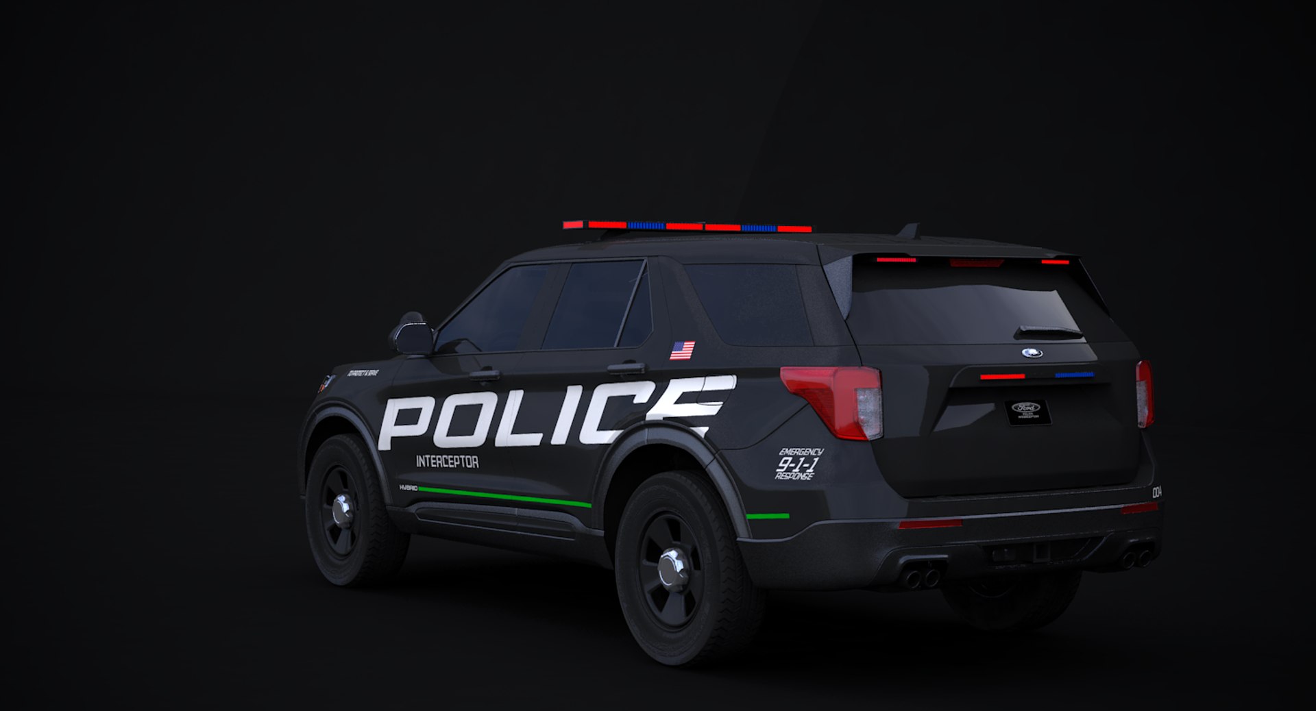 3D Explorer 2020 Police Interceptor - TurboSquid 1422850