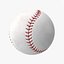 3d baseball glove ball model