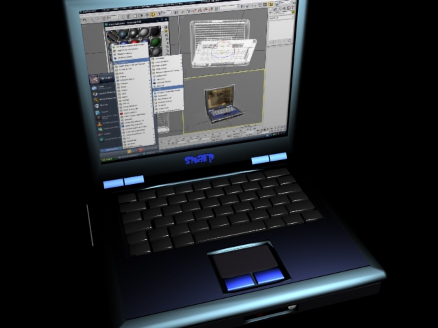 Laptop 3d Model