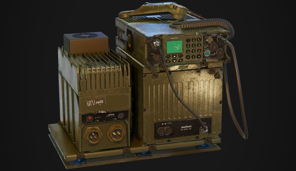 Military radio 3D model - TurboSquid 1212189
