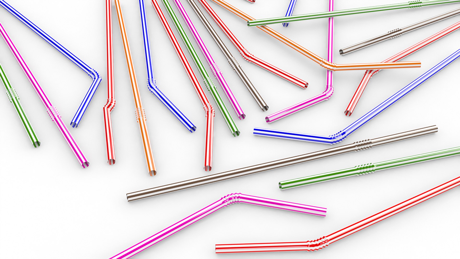3D Straw Model - TurboSquid 1149529