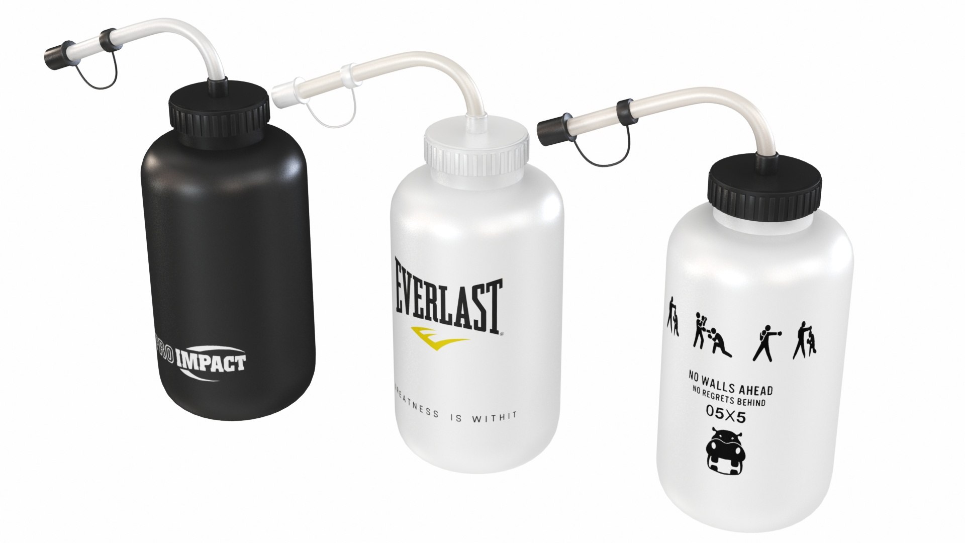 3D Boxing Water Bottle Set - TurboSquid 1947568