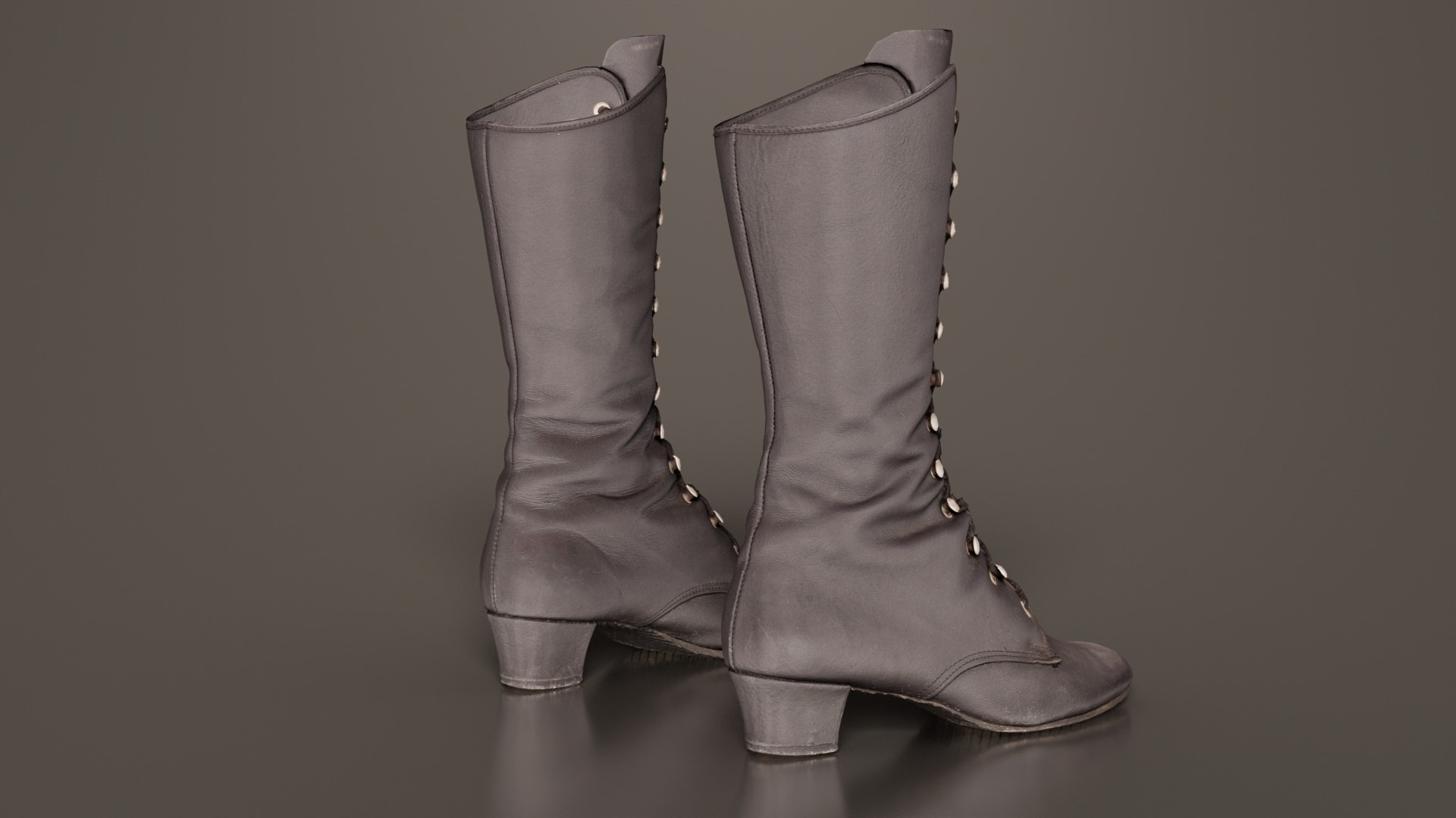 Laced Boot Remastered 3D Model - TurboSquid 2359976