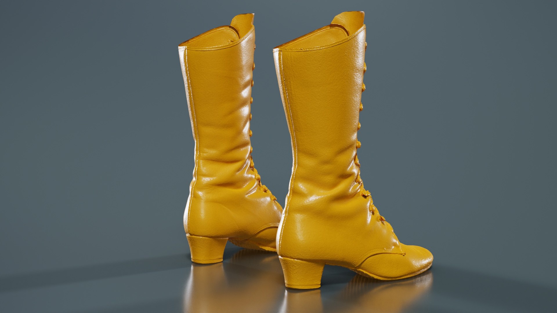 Laced Boot Remastered 3D Model - TurboSquid 2359976